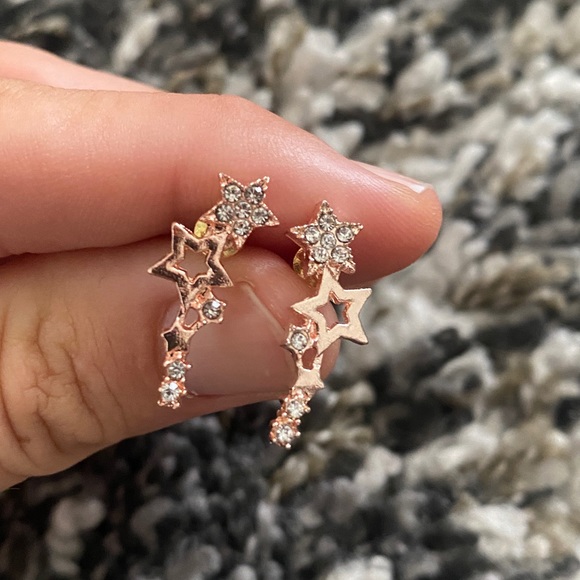 Jewelry | New Shooting Star Rhinestone Earrings | Poshmark